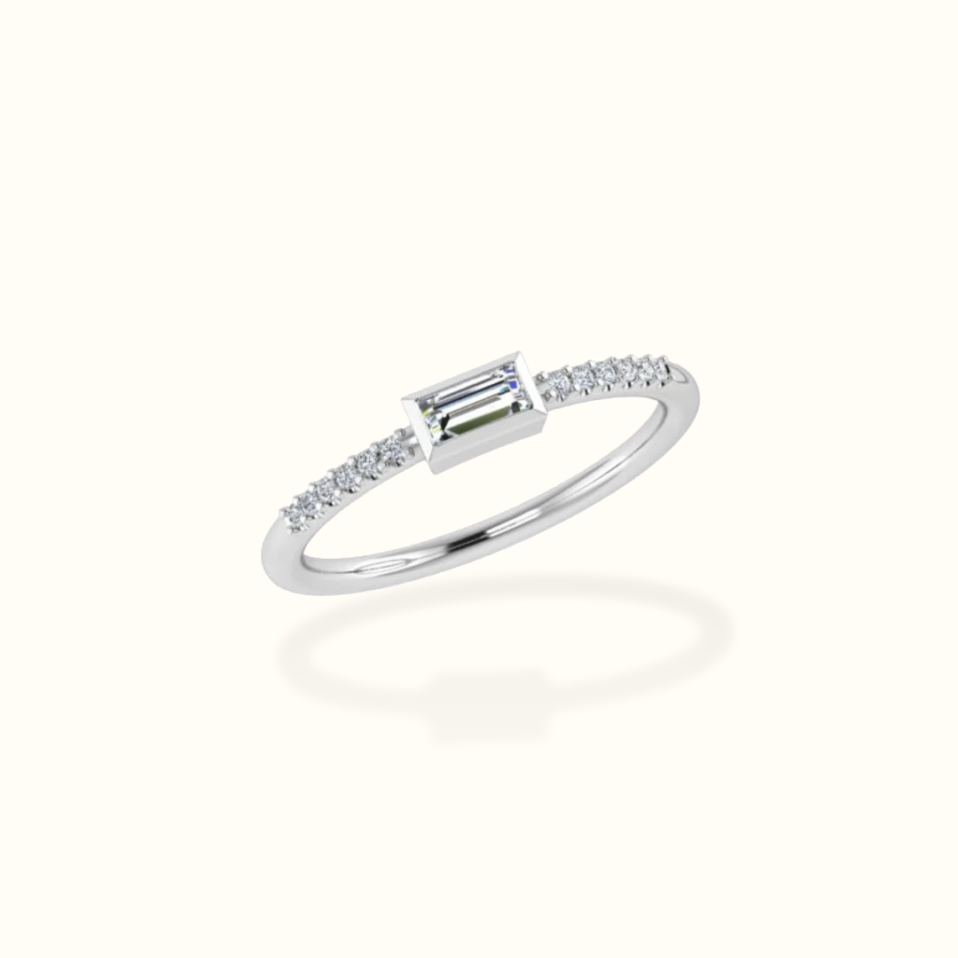 Bague diamant femme LIVIA : modernité et élégance